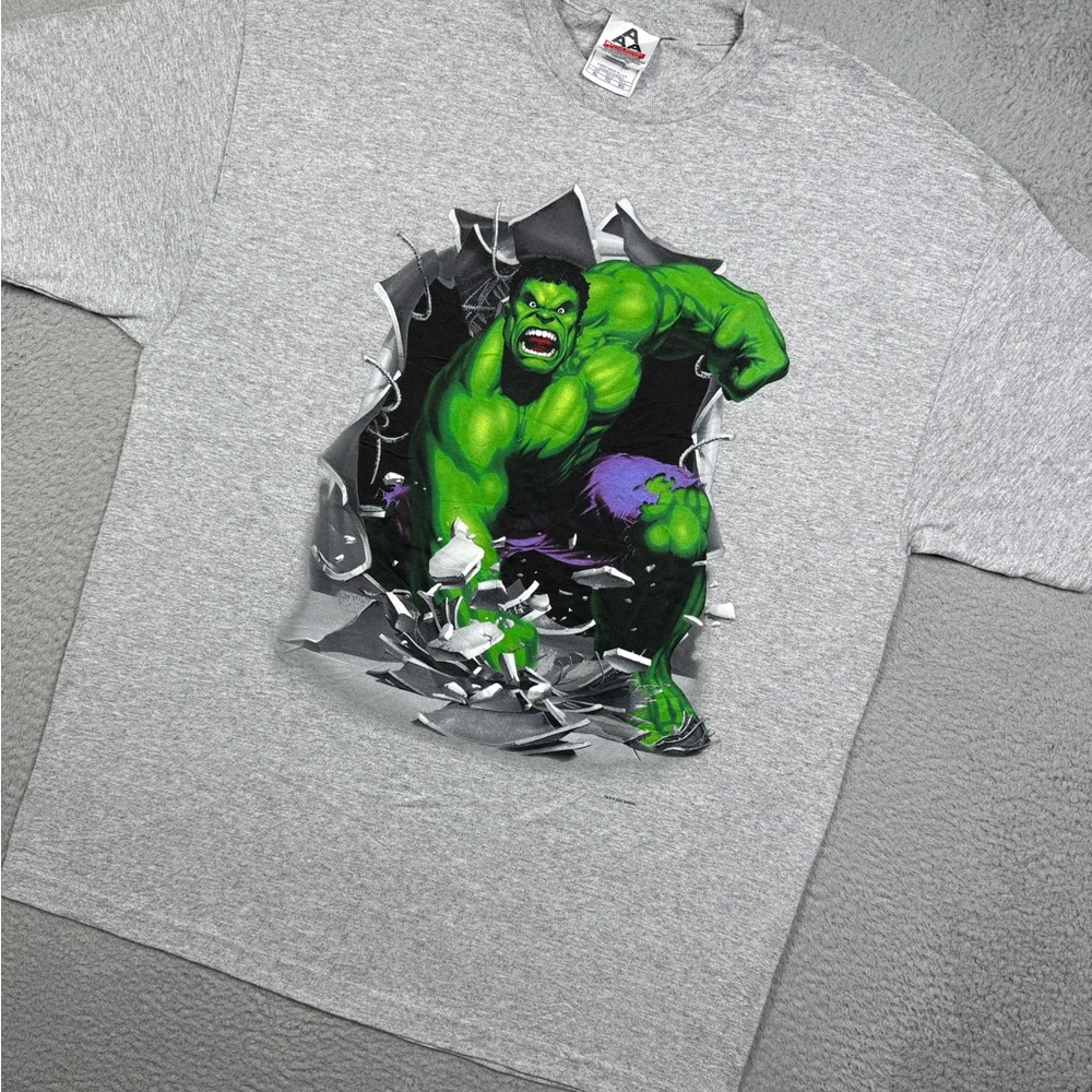 Vintage 2002 Hulk Marvel Movie T-Shirt - Gem